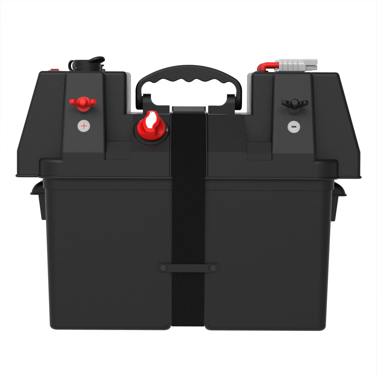 Portable Power Plastic Battery Box For Camping Boats Campers Caravans ...