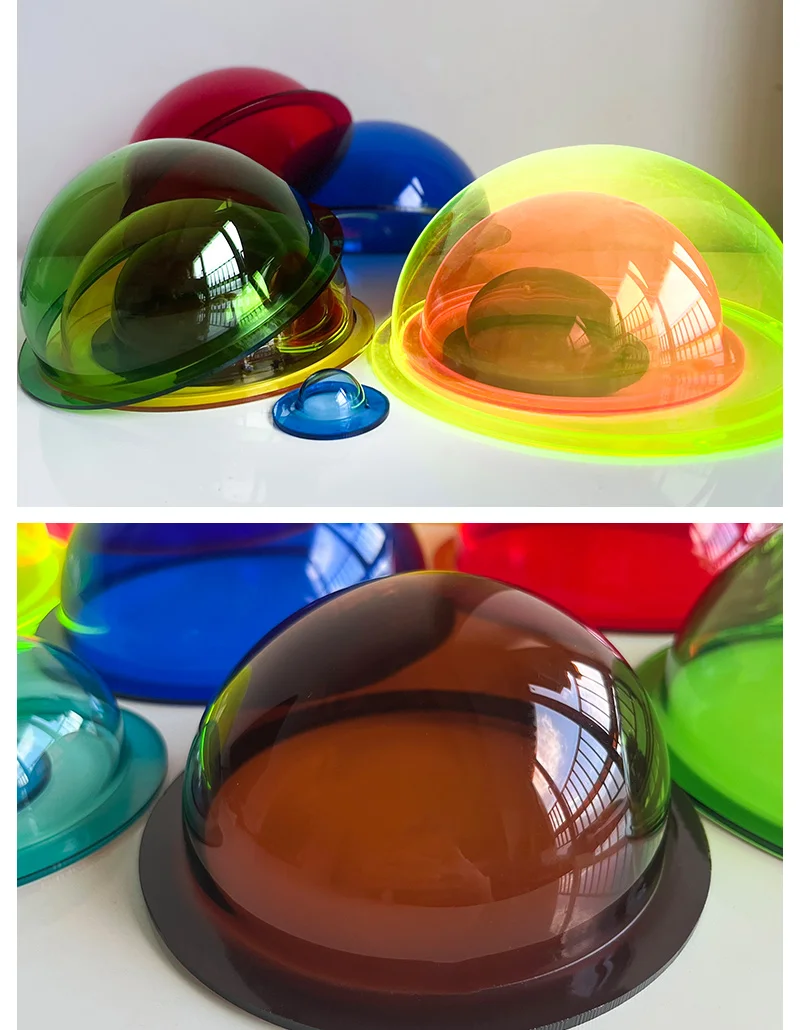 Acrylic Dome Transparent Plastic Hemispherical Indoor/outdoor ...