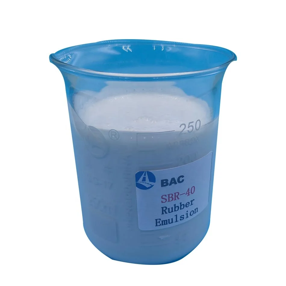SBR-40 Rubber Latex for Emulsion Bitumen - Styrene Butadiene