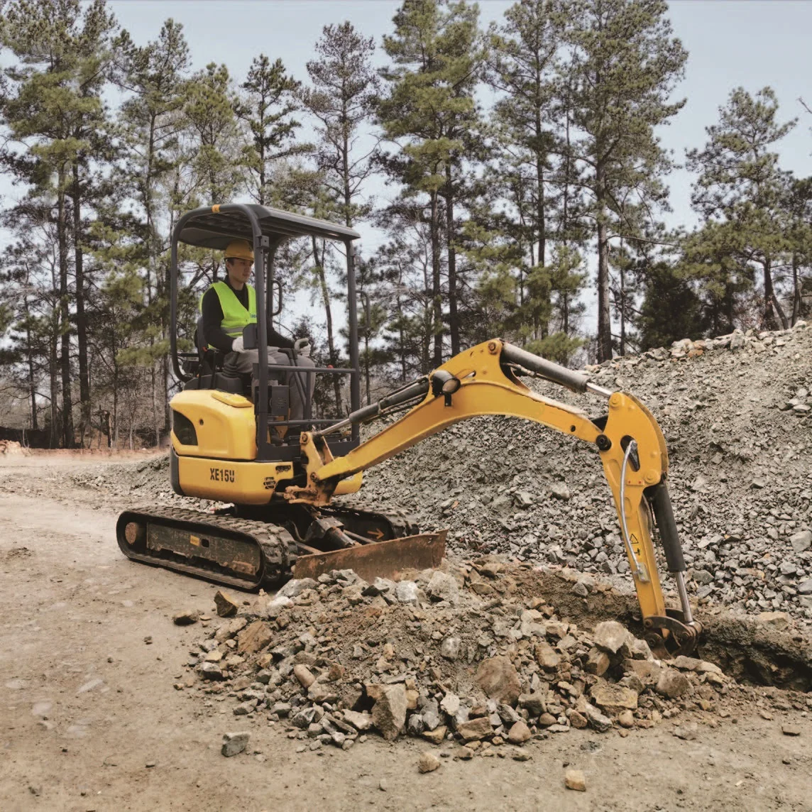 1.5 Ton & 2 Ton Mini Excavator Tier 5 XE15U - Low Fuel Consumption ...