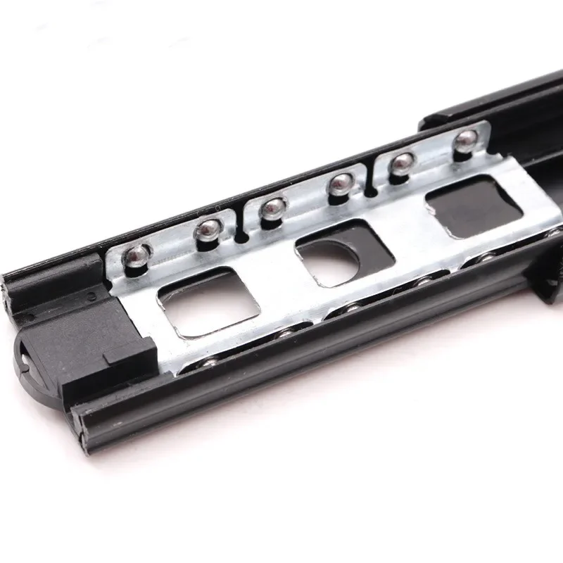 17mm 2 Sections Mini Drawer Slide For Furniture Ball Bearing Slide Rail ...
