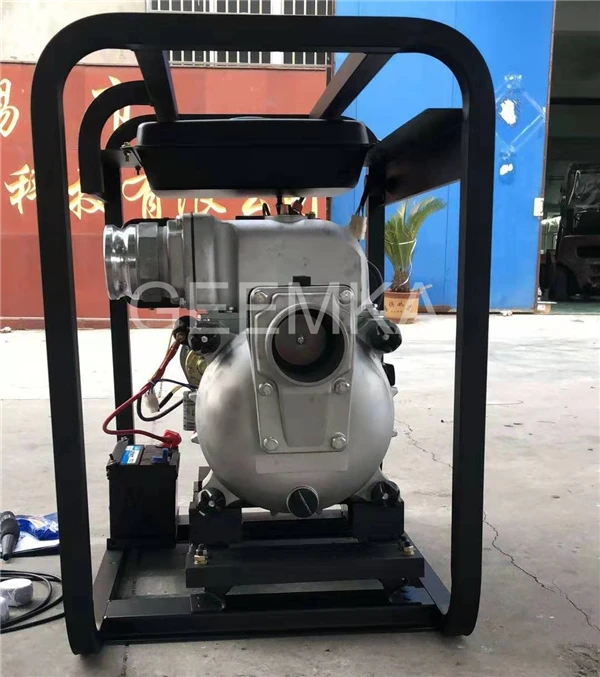 12hp 4 Inch Diesel Trash Pump - High Pressure Solutions