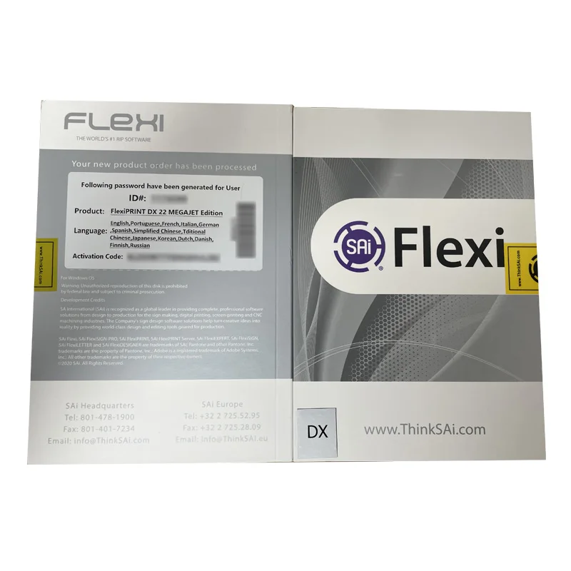 SAi Flexi Rip Software Photoprint for Dtf/eco Solvent/sublimation with ...