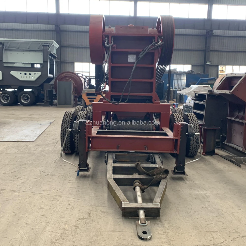 PE400*600 Mobile Stone Jaw Crusher - High Efficiency & Low Energy