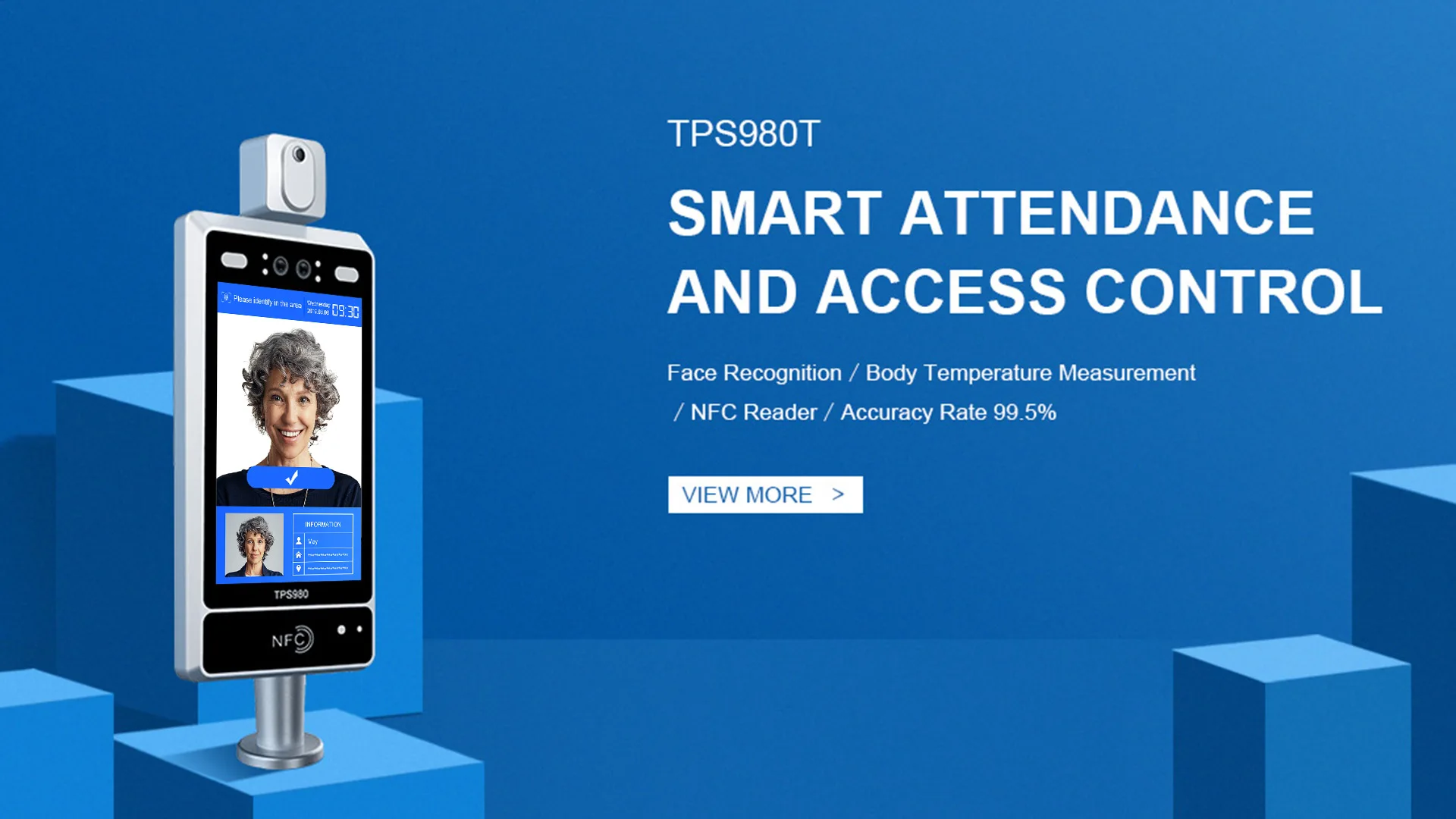 Telpo Tps980t Biometric Identification Temperature Detection Face ...