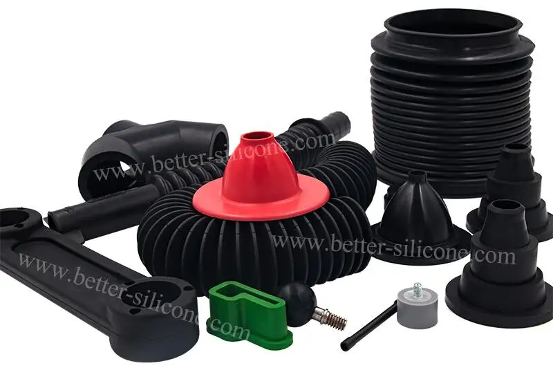 Custom Molded Food Grade Large Silicon Bellow Dust Boot Cover