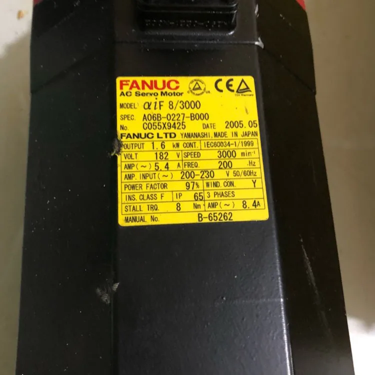 Fanuc AC Servo Motor AIF 8/3000 - Reliable Performance