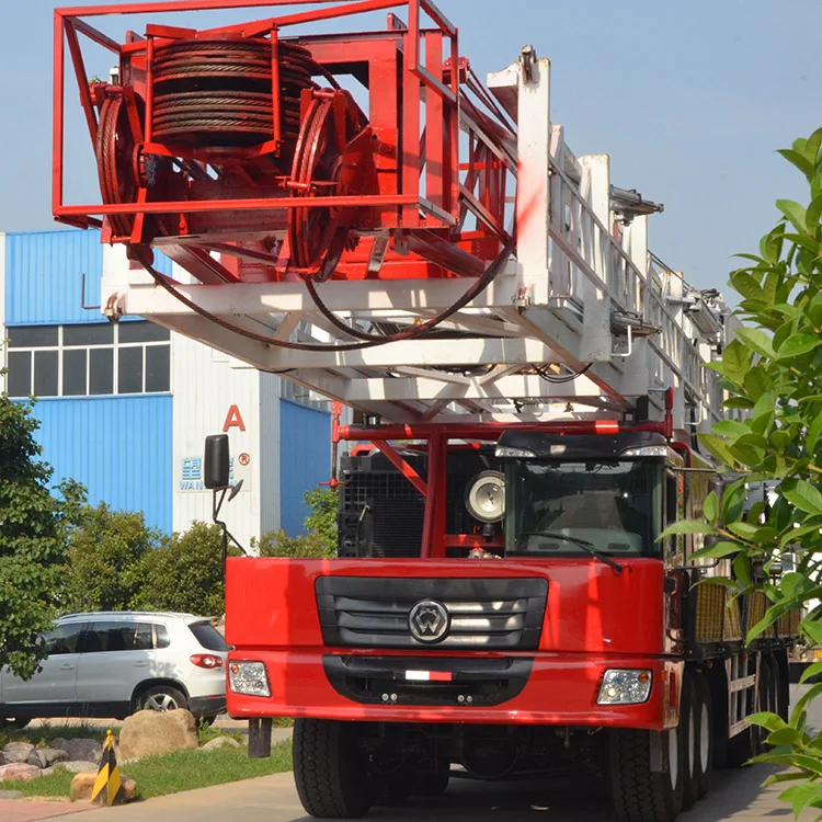 API Standard Oil Field workover rig XJ750 oilfield workover rig 750HP ...