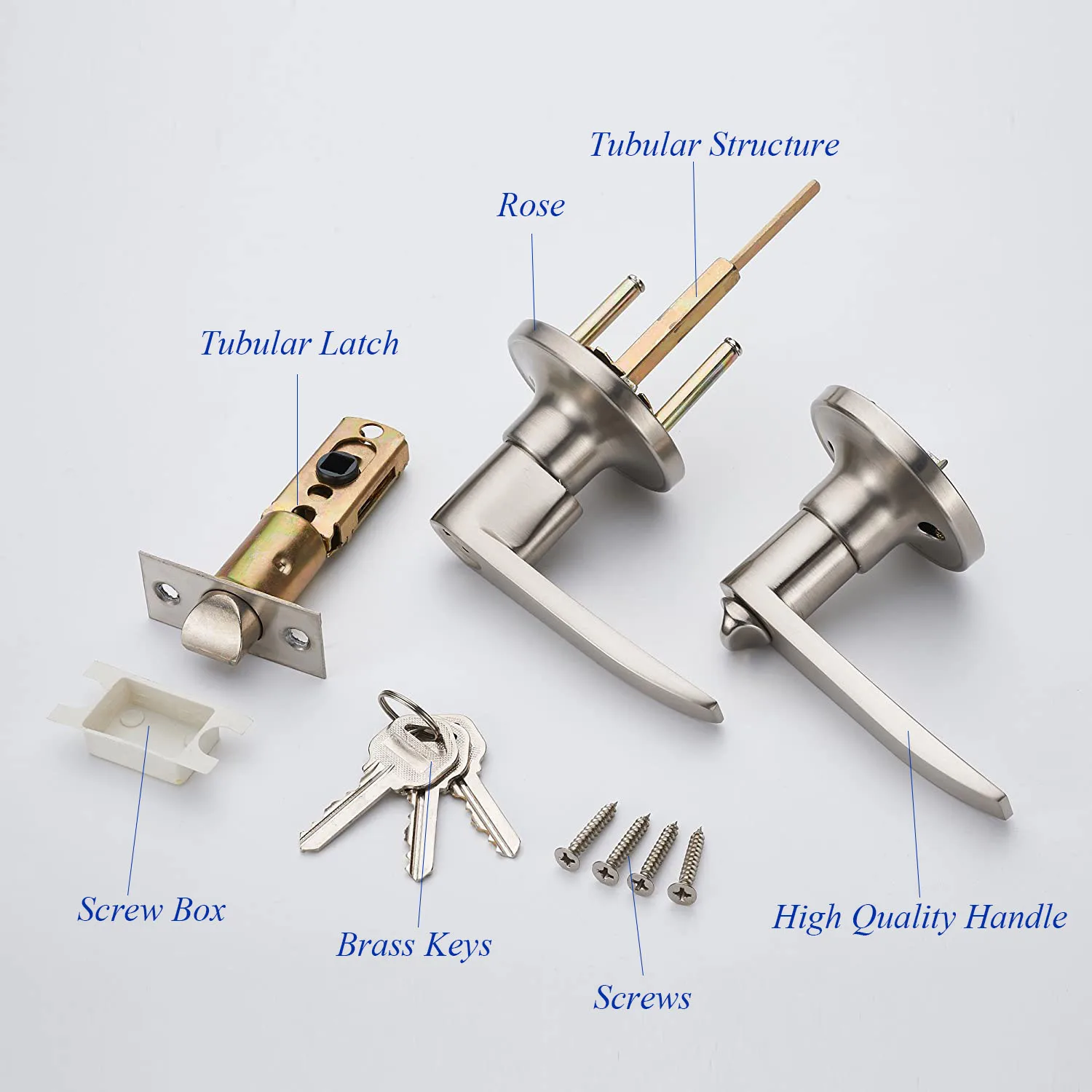 Door Lock Cylinder Mortise White Oem Steel Box Stainless Wooden Packing door-lock-cylinder-mortise-white-oem-steel-box-stainless-wooden-packing