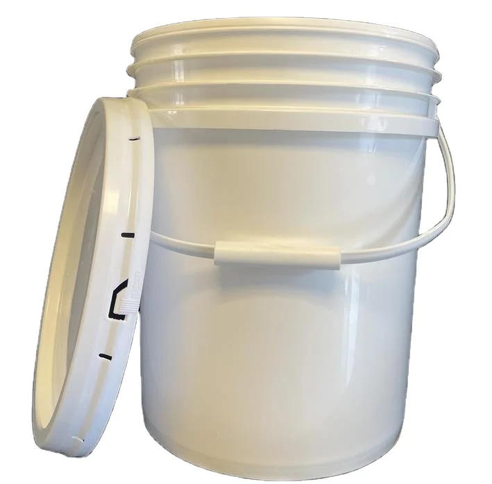 1 Liter To 5 Liter Pp Open Top Plastic Pails 20 Litre Plastic Buckets ...