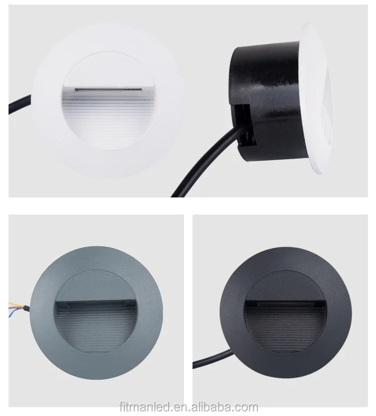 3W Led Recessed Step Lights - Durable Outdoor Lighting