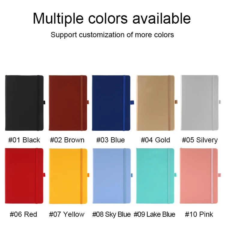 Wholesale Custom Logo A5 Notebook - Elastic Strap Pen Holder