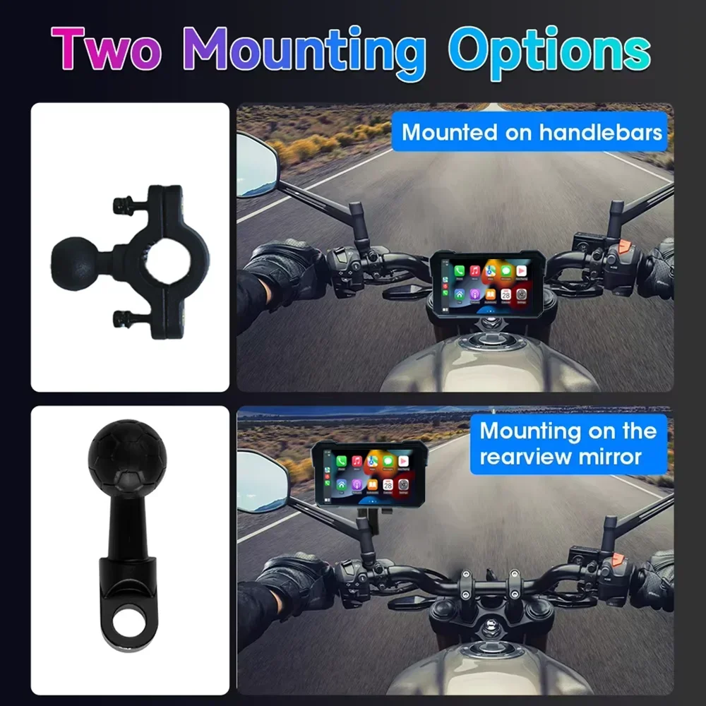Motorcycle Carplay Wireless Multimedia Navigation Phone Link Smart ...