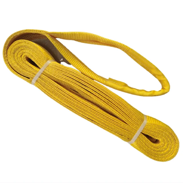 Flat Webbing Sling Lifting Webbing Sling Soft Polyester Flat Webbing