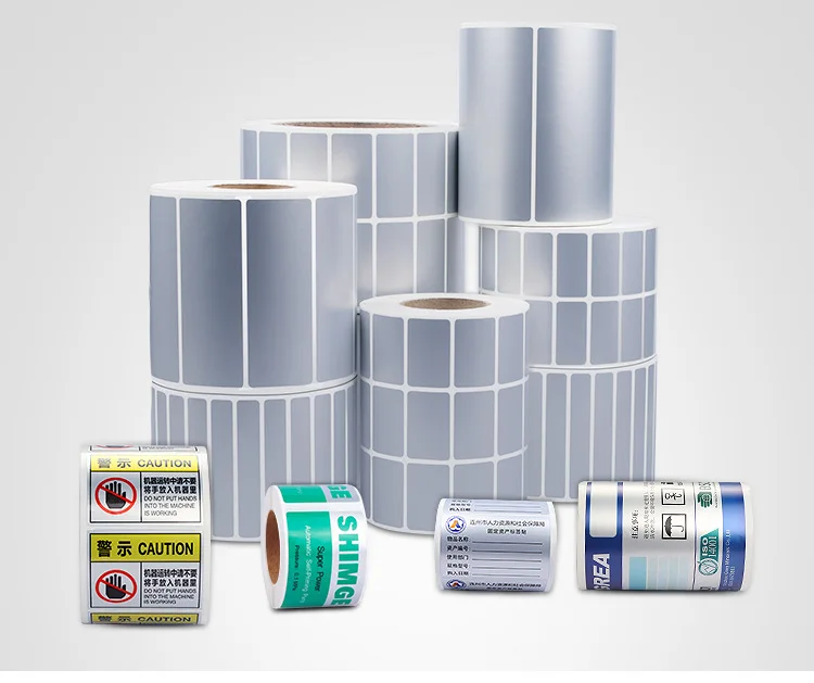 Waterproof Matte Silver Heat Resistant Barcode High Temperature ...