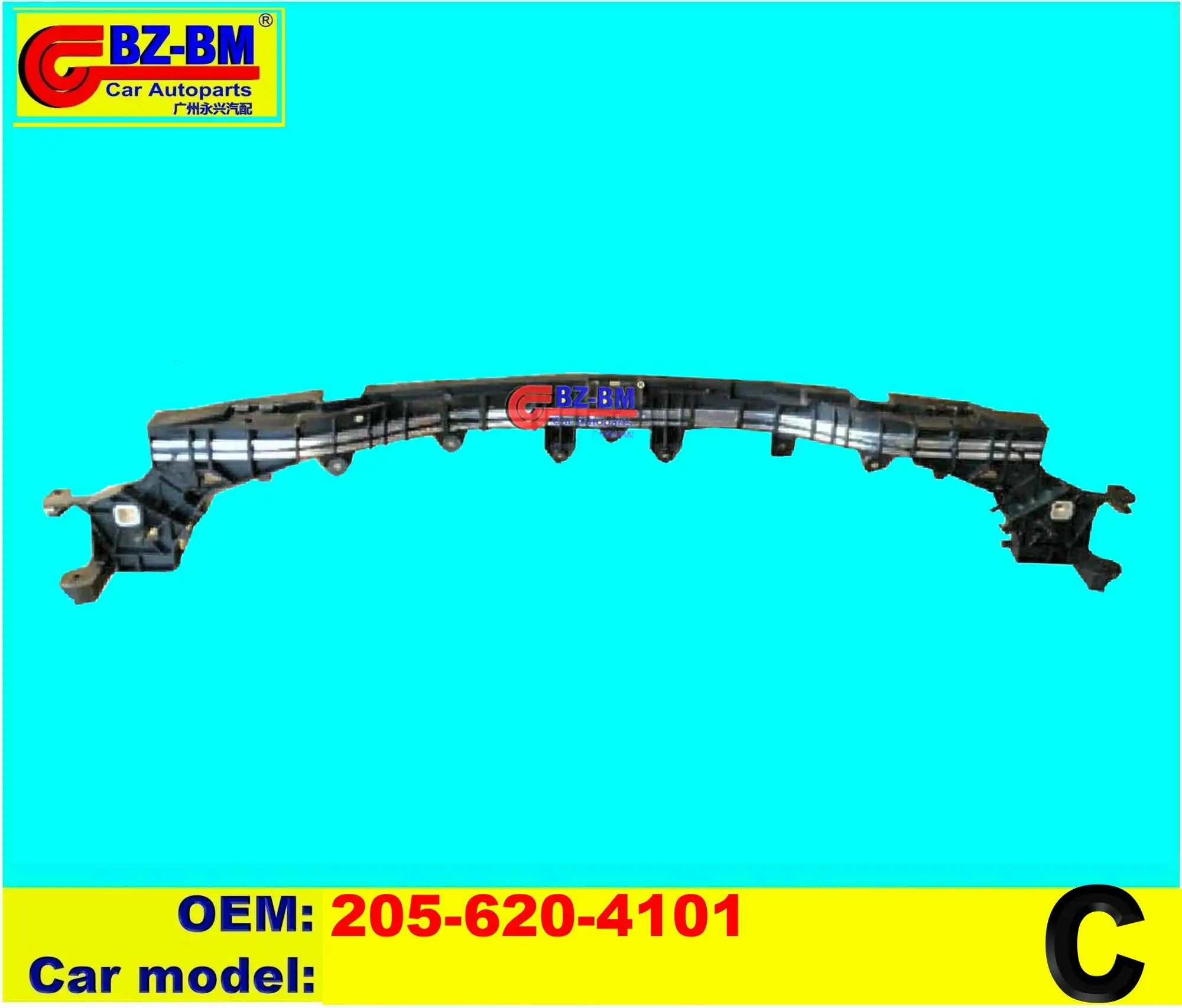 Hood Fender Front Bumper Reinforcer Bar For Bmw Benz Headlight Bracket ...