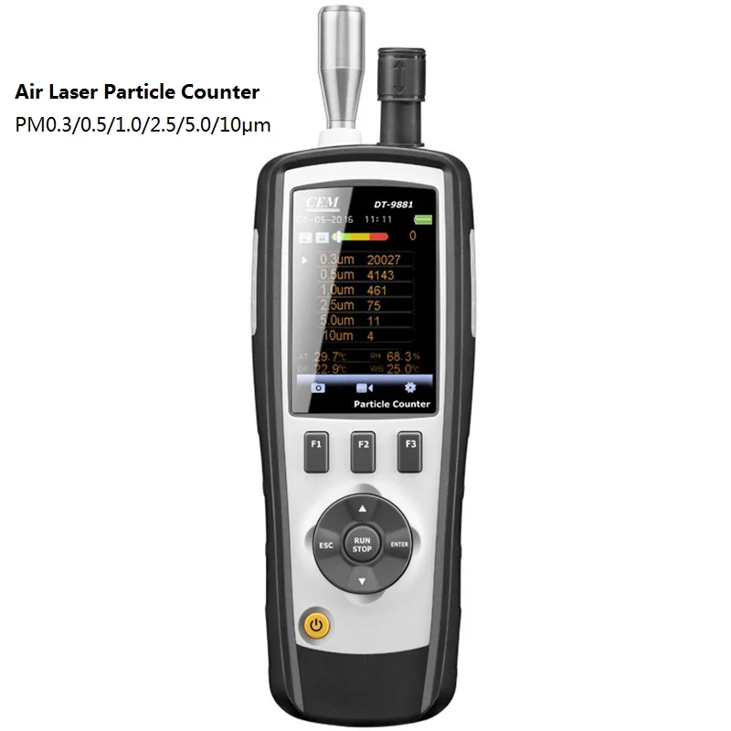 PM2.5 PM10 Monitoring Device CEM DT-9850M Air - PM2.5/10 Monitor With 2 ...