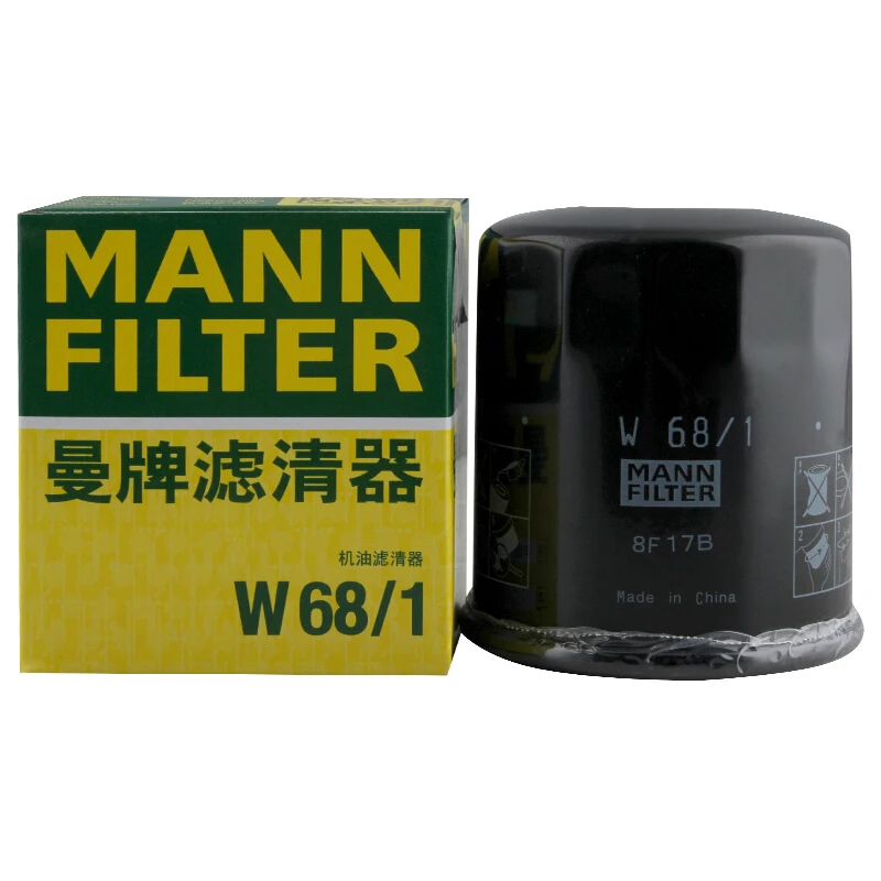 MANN Oil Filter W68/1 - Original Quality for Toyota PRIUS