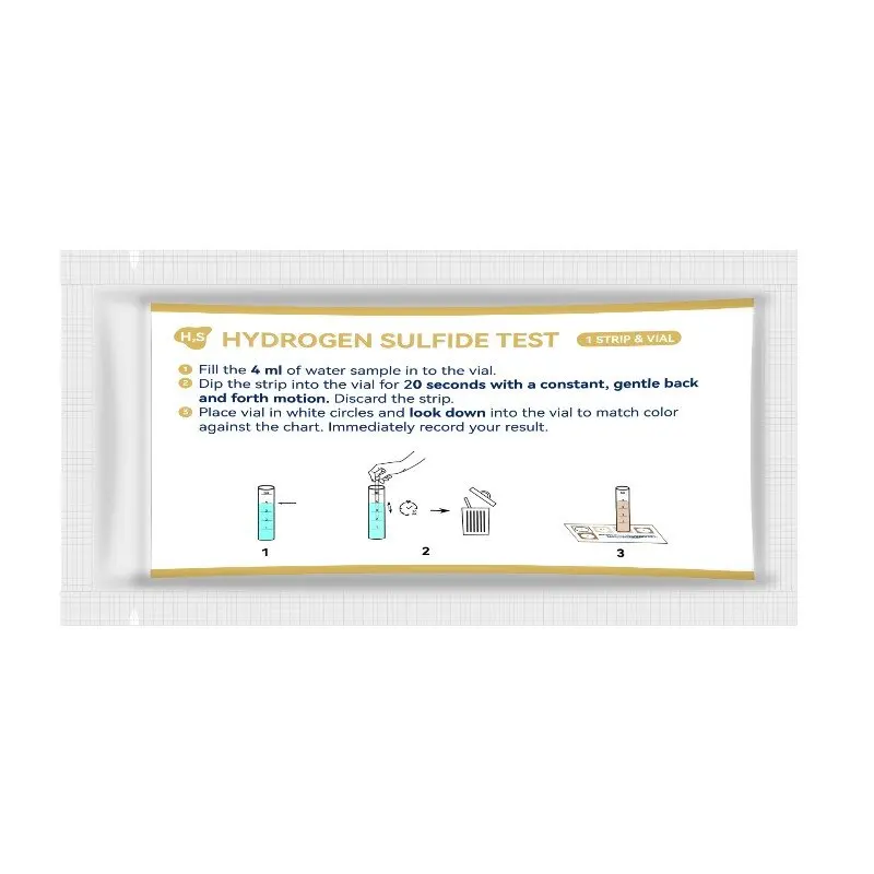 Water Hydrogen Sulfide Test Strips For Drinking Water Test Low Range 0 ...