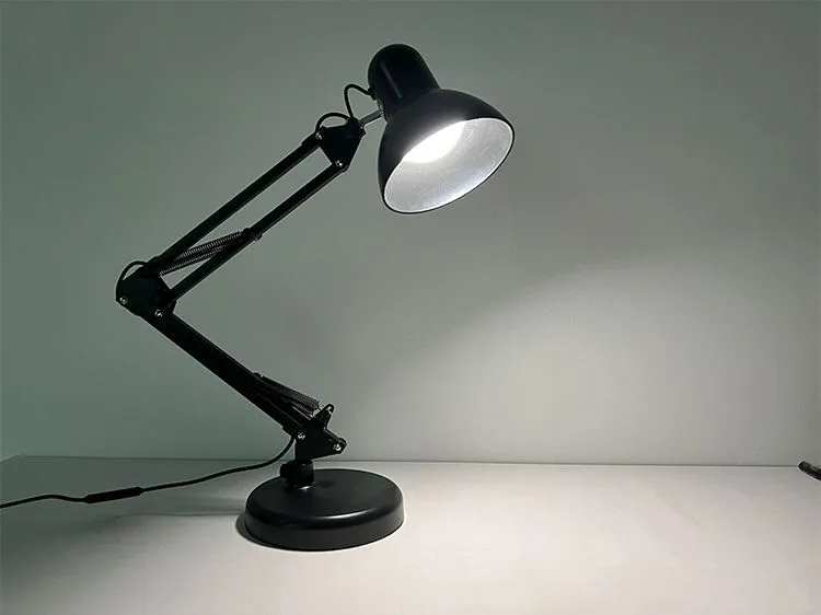 Modern Simple Direction Adjustable Rocker Arm Clamp Table Lamp E27 Led ...