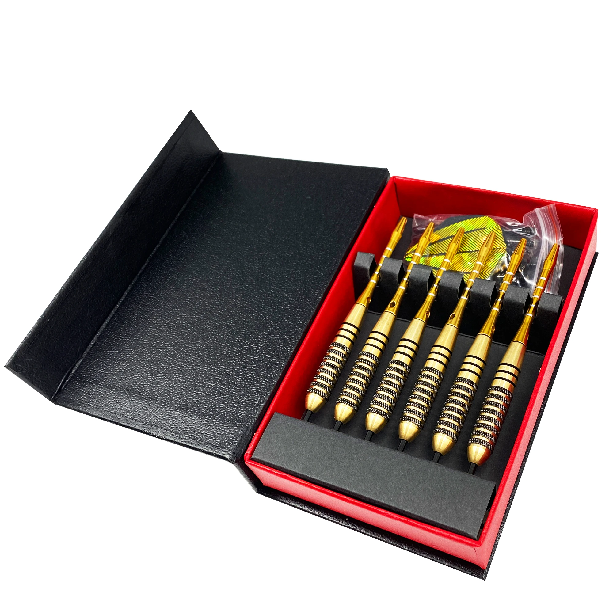 Luxury Box Package 22g Copper Barrel Darts Aluminum Shaft Darts 6pcs ...