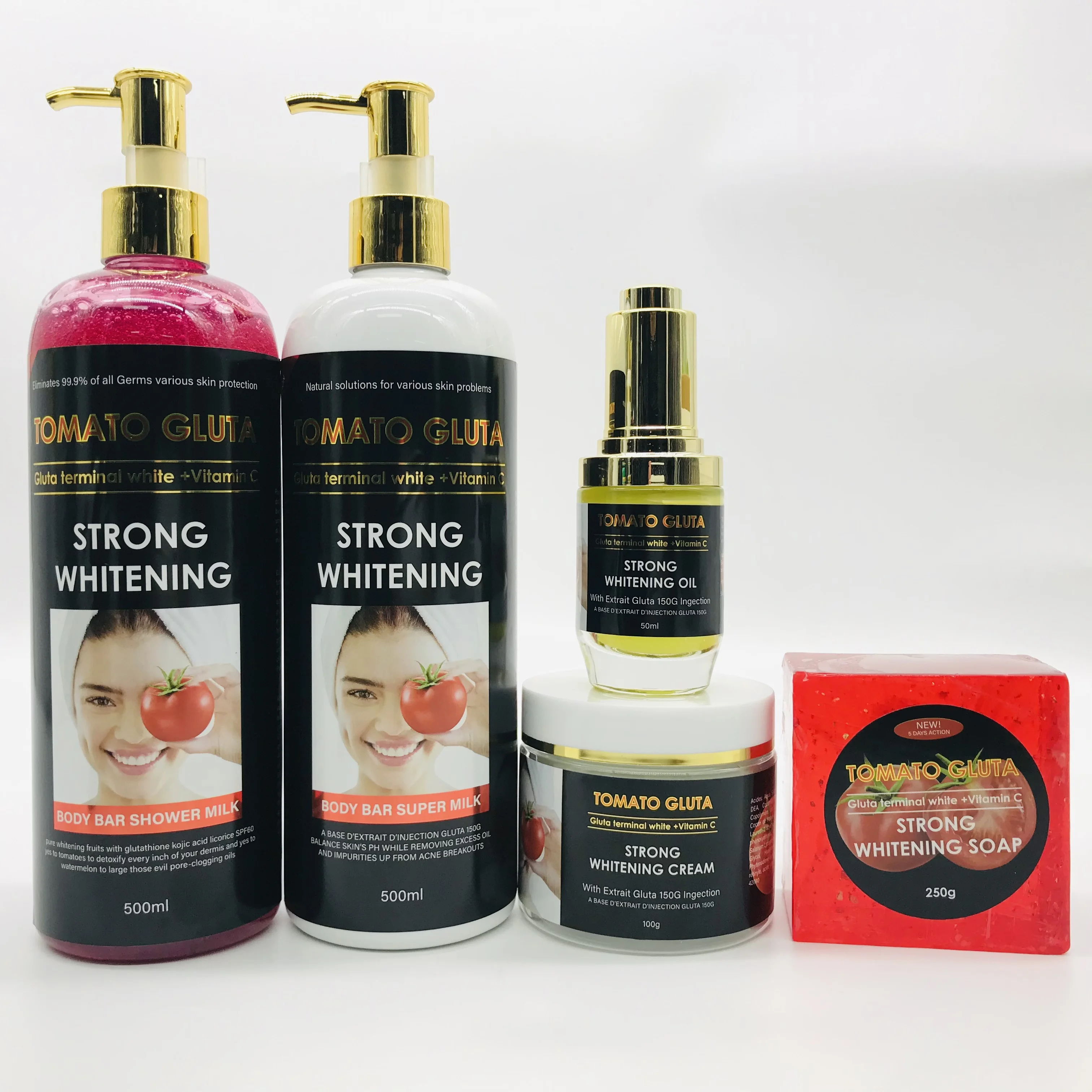 Tomato Gluta Skincare Set Gluta Terminal White +vitamin C Strong ...