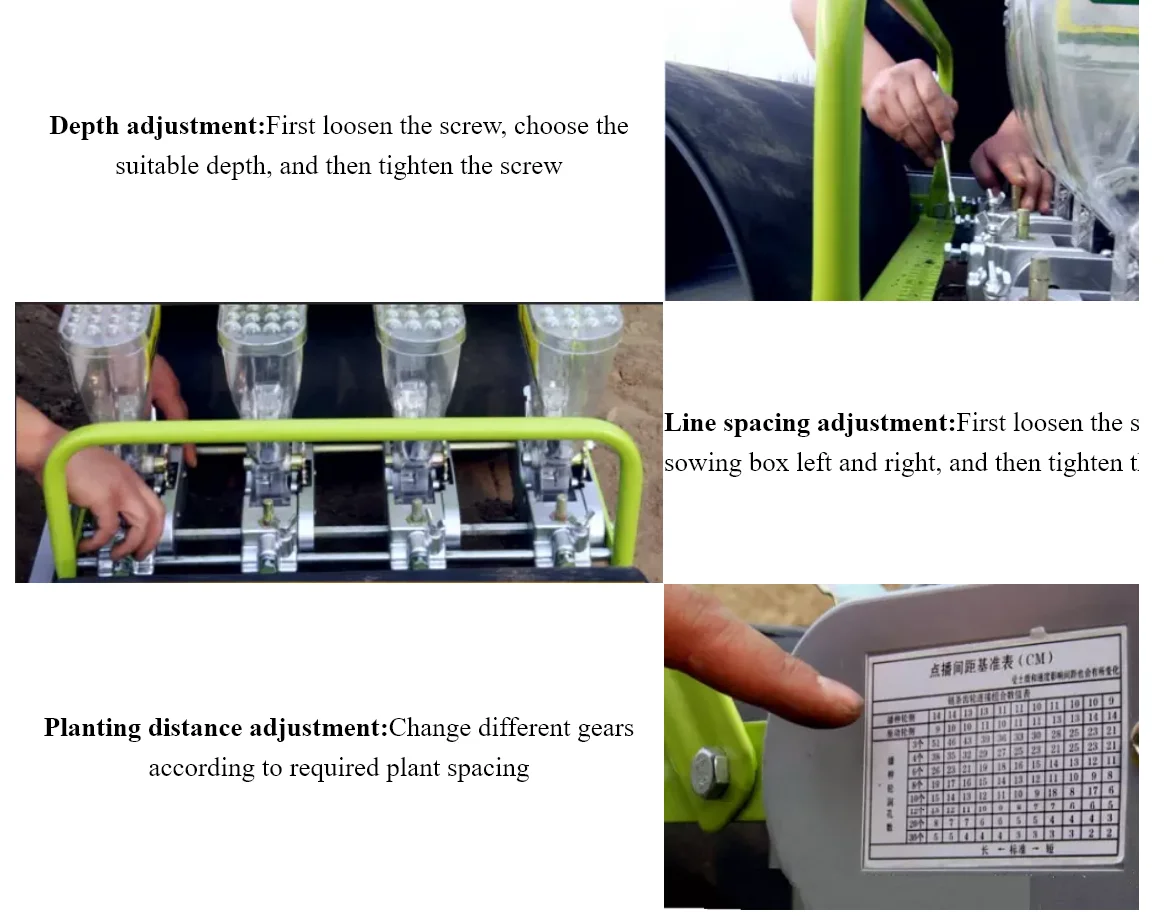 2 Row Sisame Seed Planter Motorized Maize Seed Planter Seed Planter ...