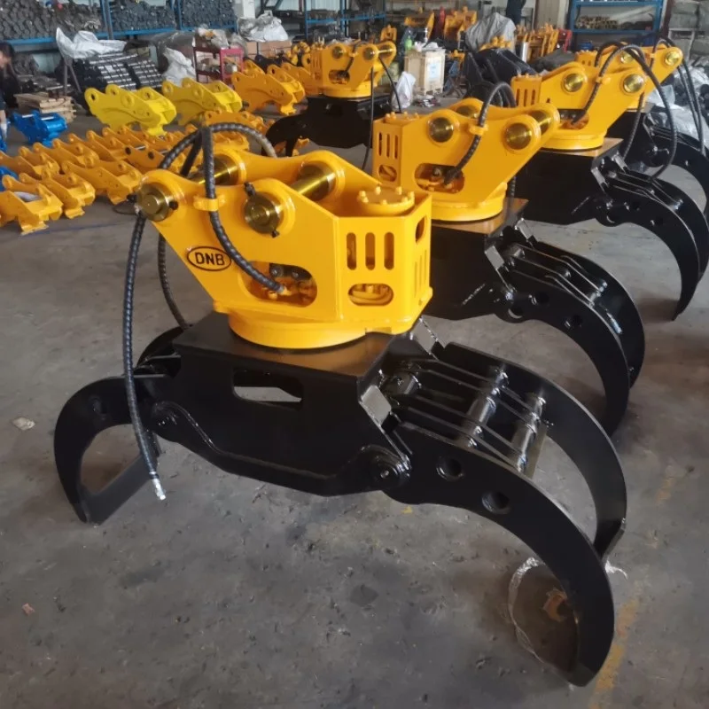 Dhg-02 Hydraulic Wood Grapple Hydraulic Log Grapple Excavator Grapple ...