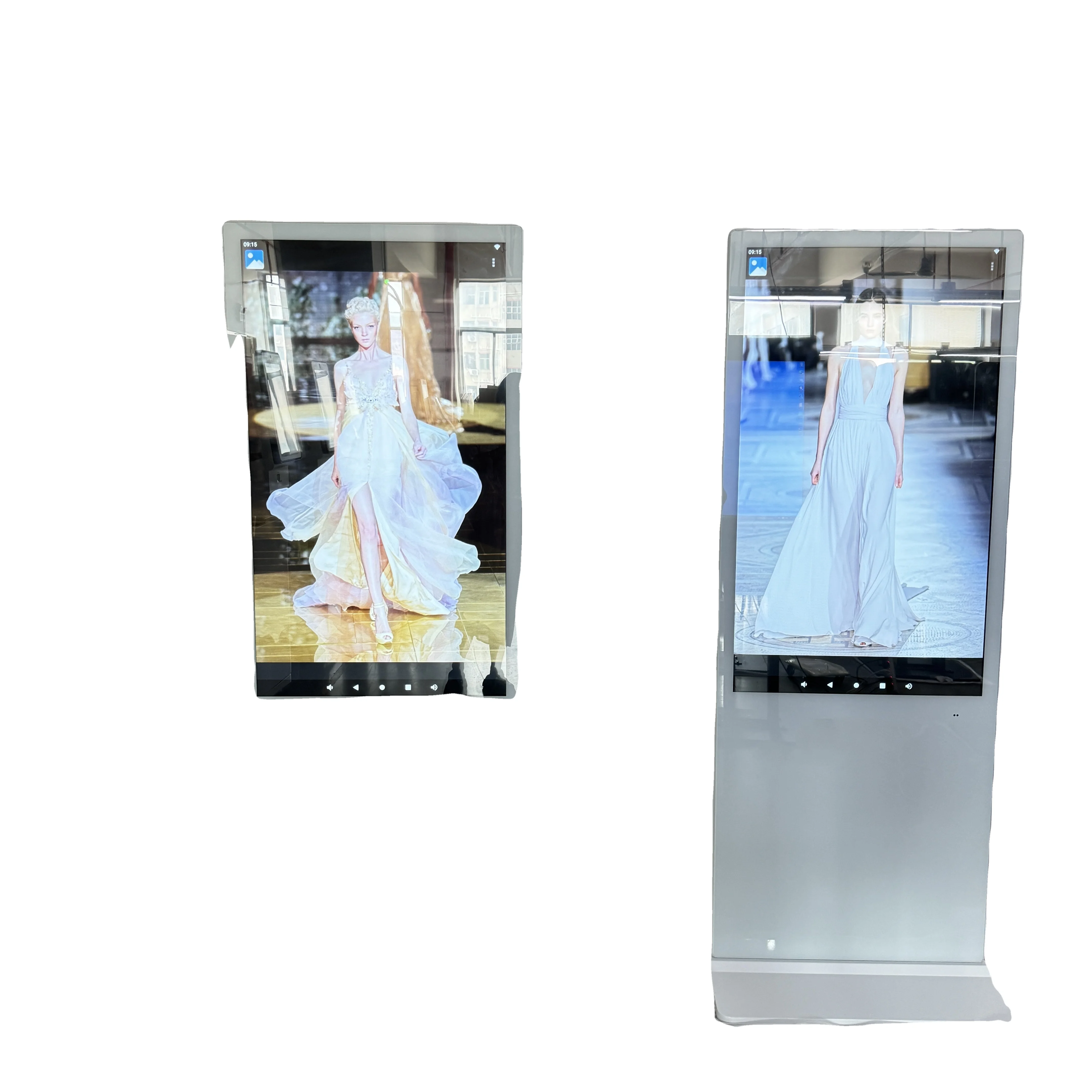 Ultra-slim 43-Inch Android LED Kiosk for Digital Signage