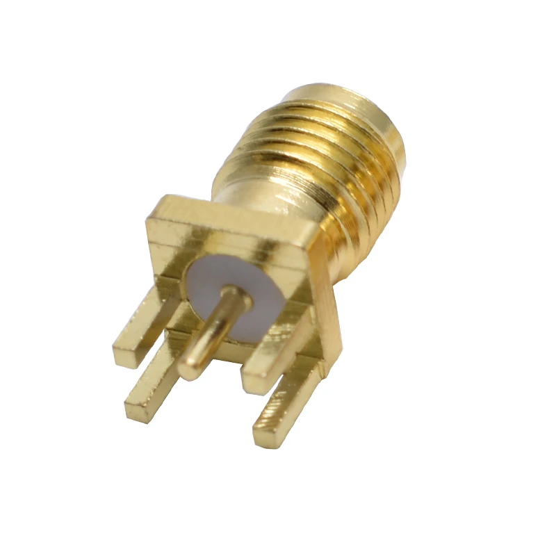 Offset Foot Sma-ke (sma-khd) 1.6mm Socket Sma-welded Pcb Board Mounting ...