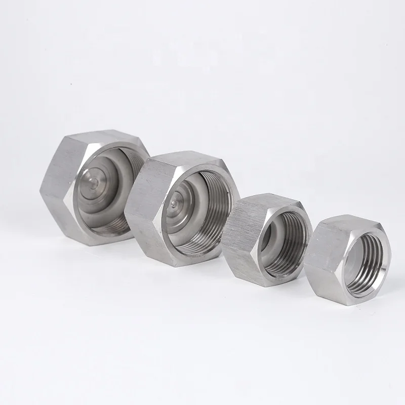 304/316 Stainless Steel Pipe Fitting NPT/BSP Threaded Screwed Hex Cap ...
