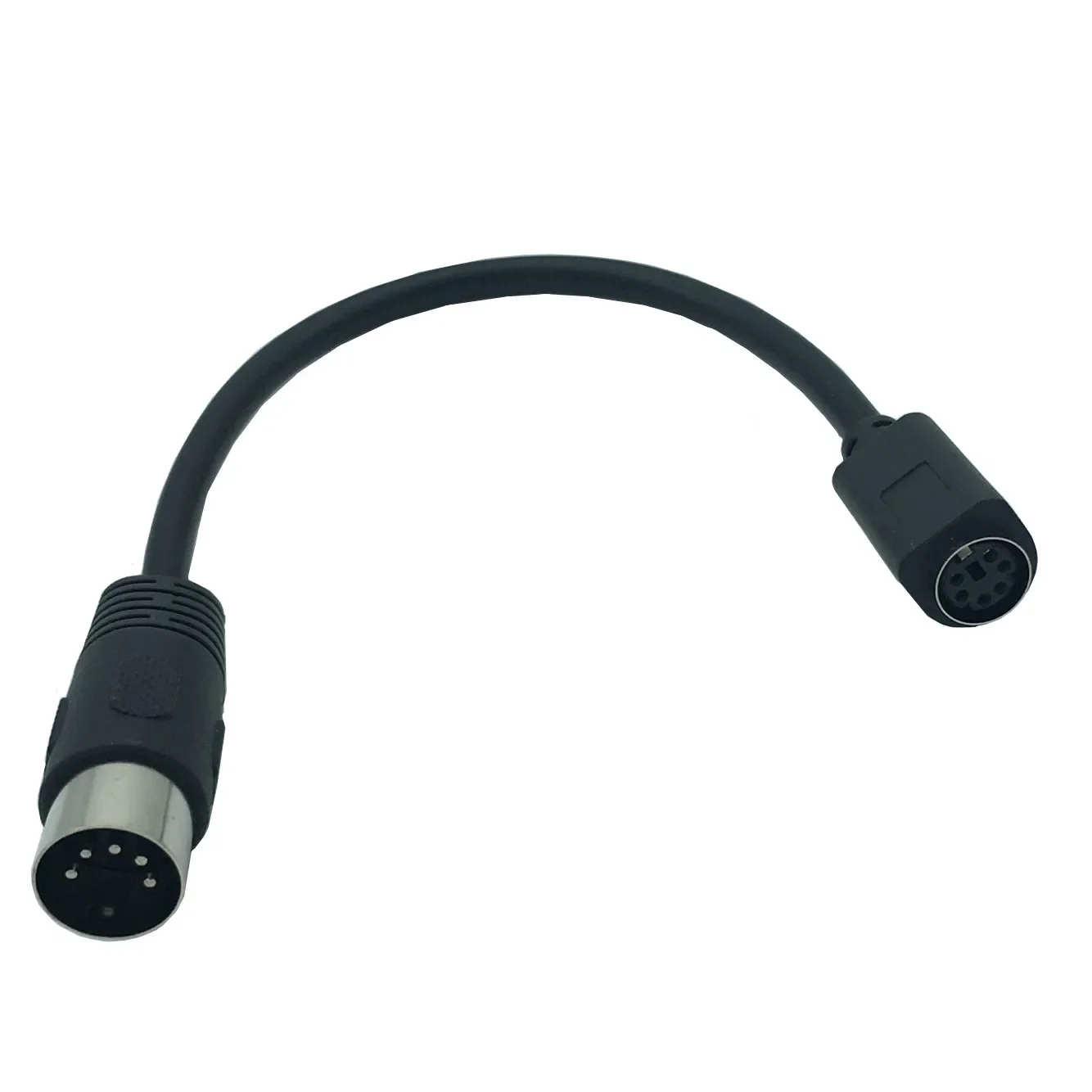 Ps2 Din5 Male To Md6 Female Cable 0.15m For Keyboard Mouse - Buy Ps2 To ...