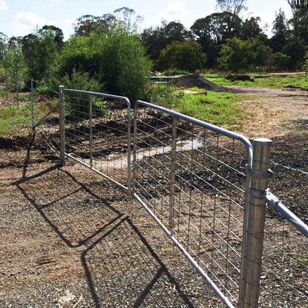 Farm Gates Heavy Galvanized Metal Wire Gate Panels Ranch Gate