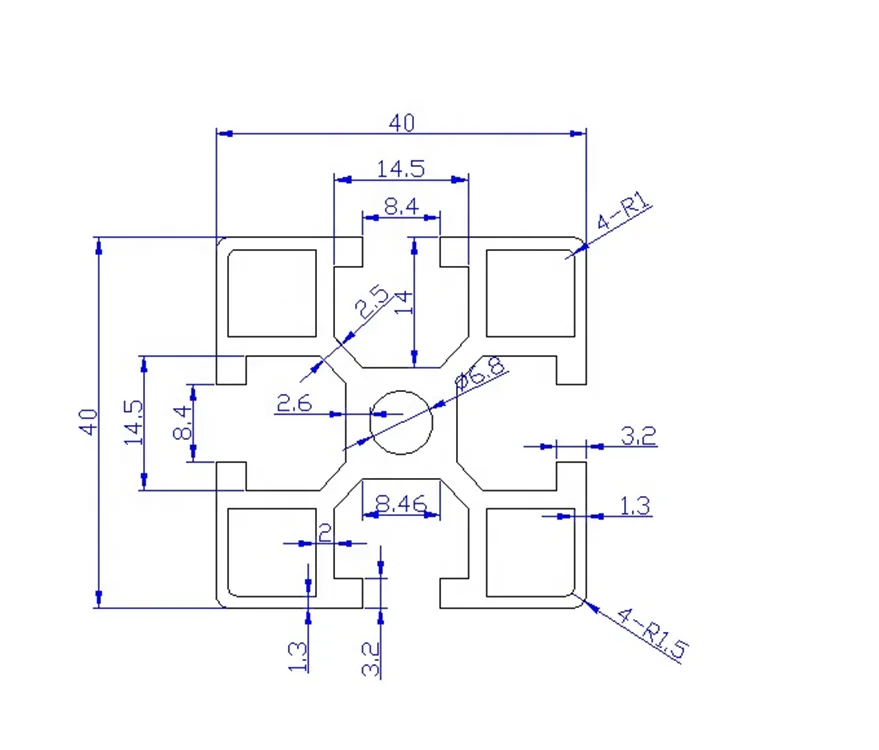 2020 Aluminium T Track Profile Table Aluminum Structural Profile For ...