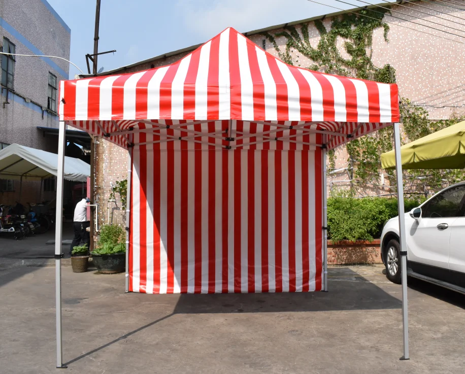 10x20ft Cheap Custom Printed Outdoor Gazebo Stripe Tent 10x20 Custom ...