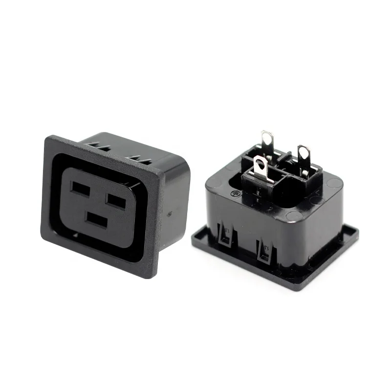 IEC 60320 C19 PDU Socket Connector AC Power Socket for Rack Power ...