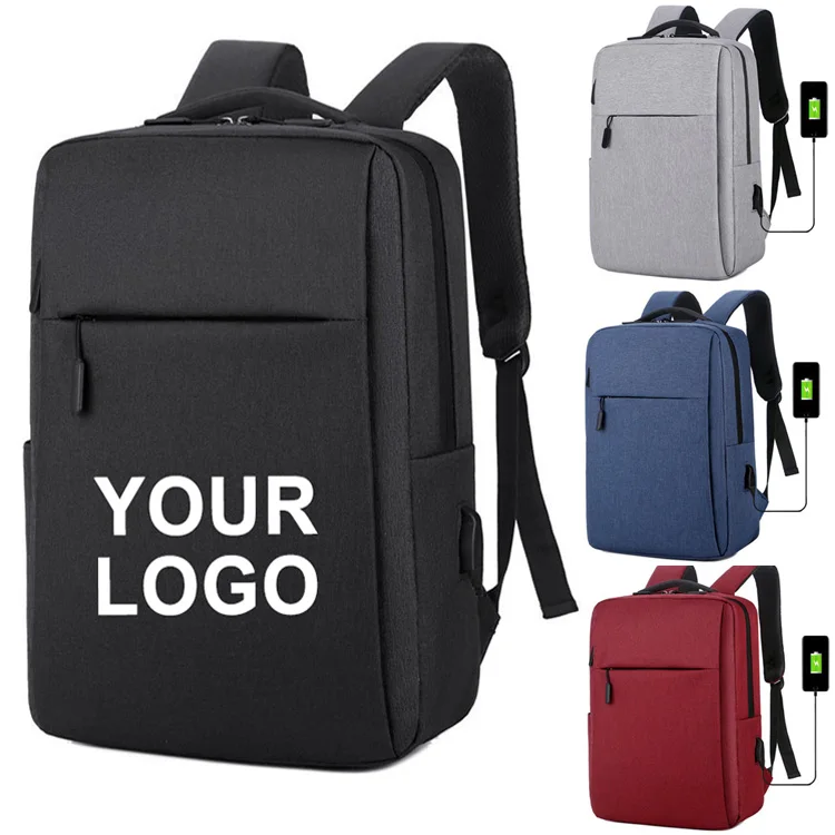 Custom Laptop Bag - Big Capacity, USB Charging, Anti-theft