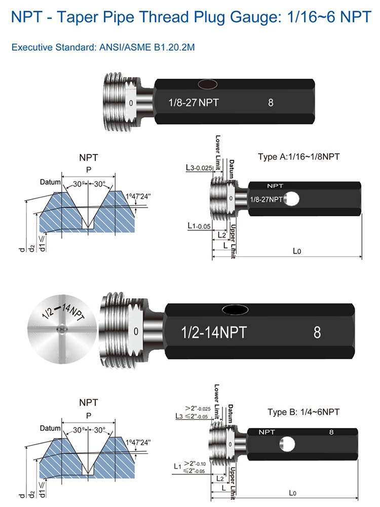 G1/16 ~ 6 Bspp Bspt 나사 링 게이지 공급 스레드 가서 No Go 게이지 - Buy Bsw 플러그 게이지 Un ...