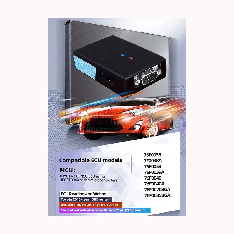 ECU Flasher Programmer for Toyota Lexus Denso Support OBD and OBD Model ...