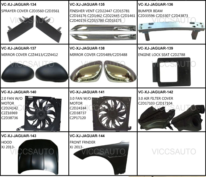 Oem C2d34723 C2d3735 C2d34722 C2d43781 C2d23098 C2d3734 For Jaguar Xj ...