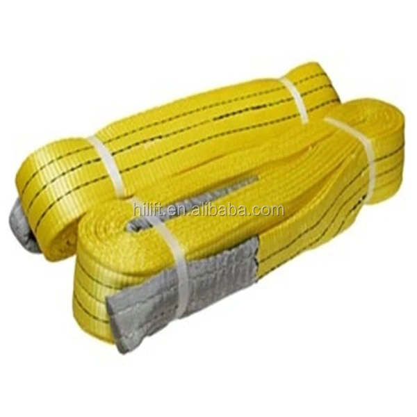 Polyester Flat Webbing Sling Endless Webbing Sling 2t 12t Flat Lifting ...