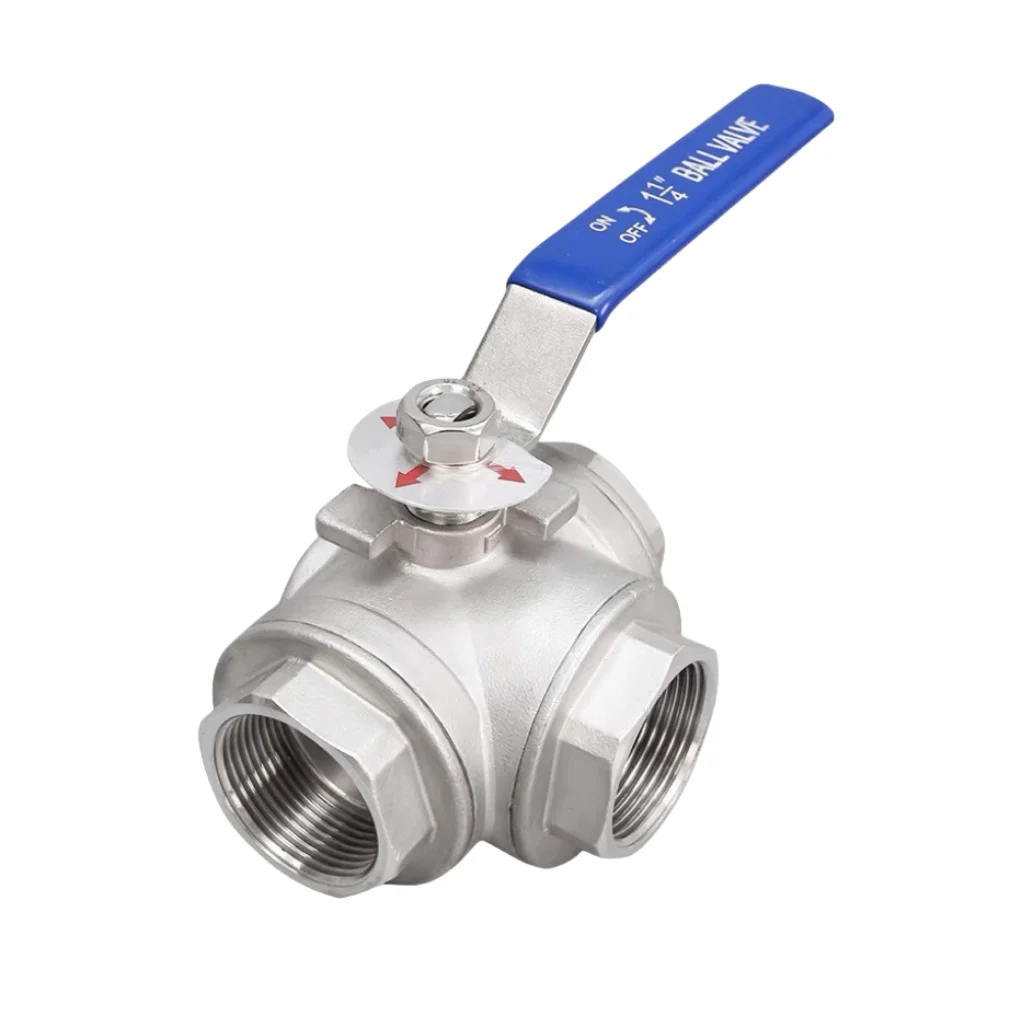 304 Stainless Steel Manual T-L-Type Three-Way Ball Valve for Water ...