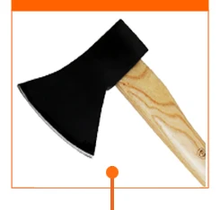 KSEIBI Axe with Wooden Handle - Durable & Versatile Tool