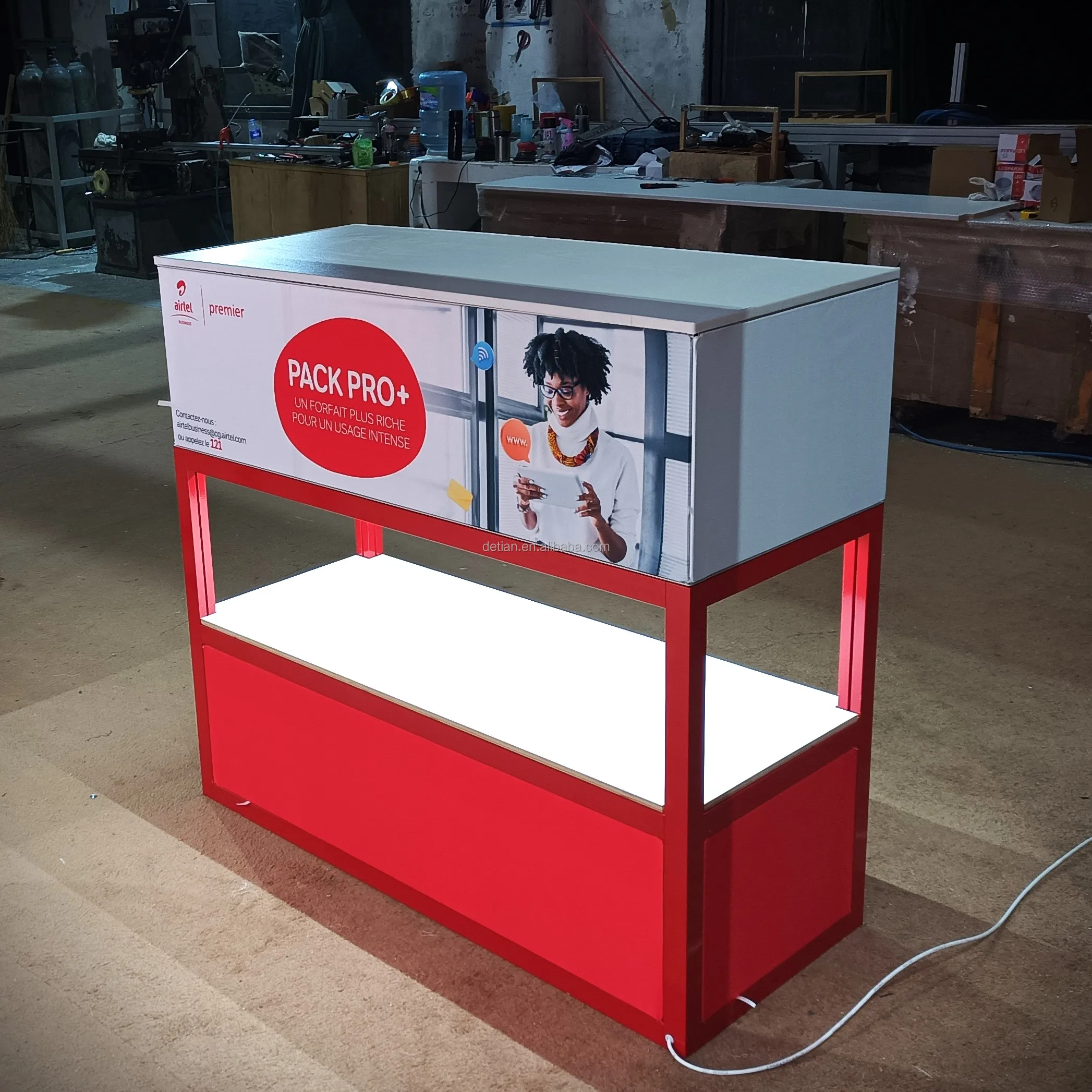 Modular Tradeshow Display Aluminium Advertising Display Rack Stand ...
