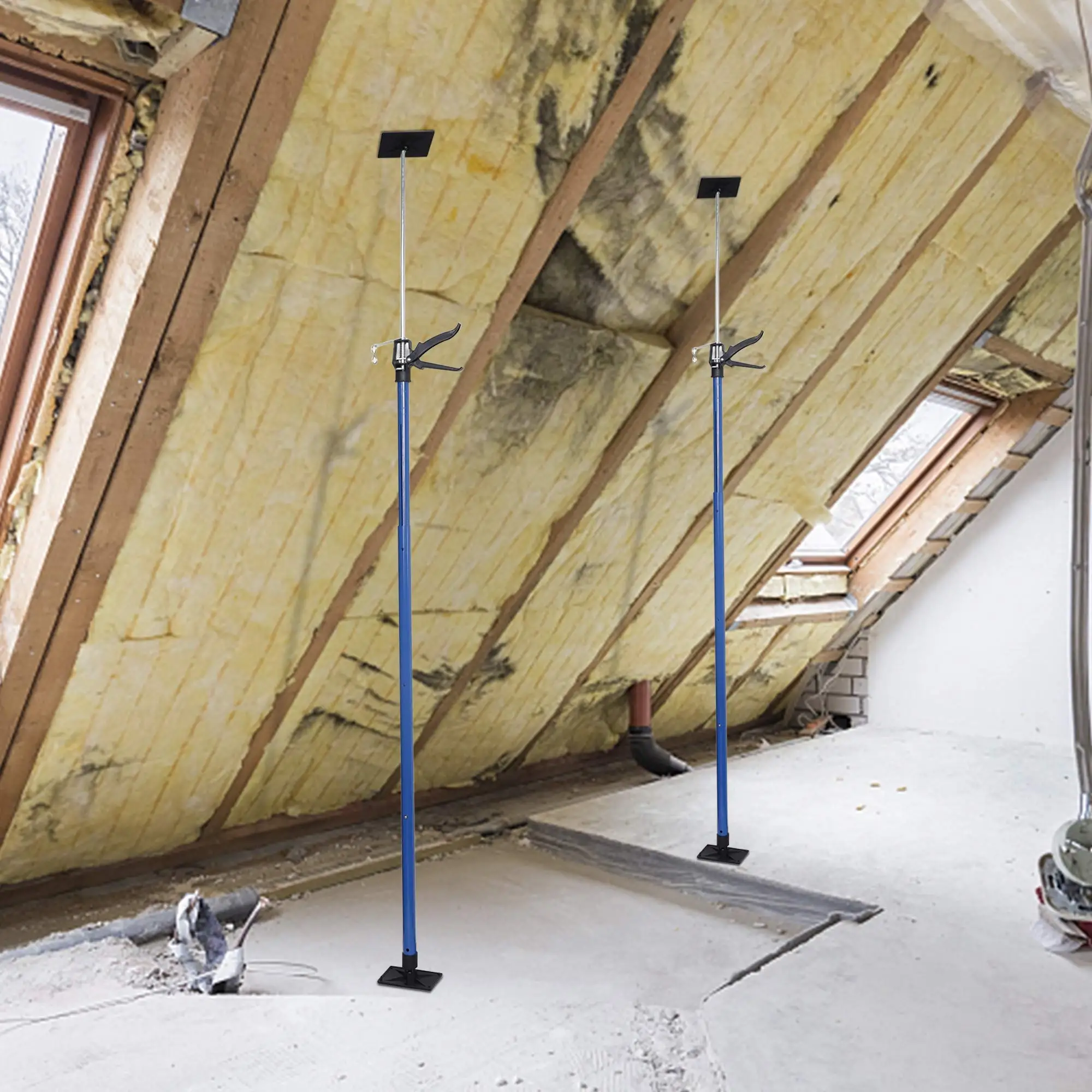 Steel Quick Support Pole,Upper Hand Work Support For Cabinet Jacks ...