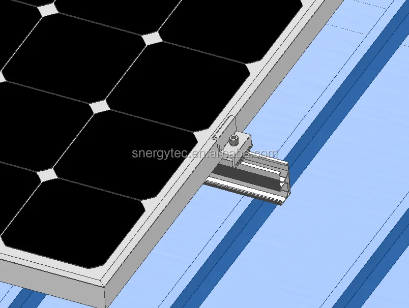 S5 Solar Panel Mounting Clamps - Durable & Easy Install