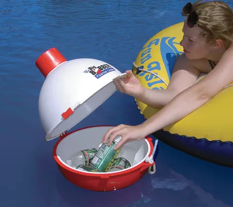 Hs Plastic Cooler 20L Custom Ball Bucket Ice Chest with Wheel Keep Wine ...