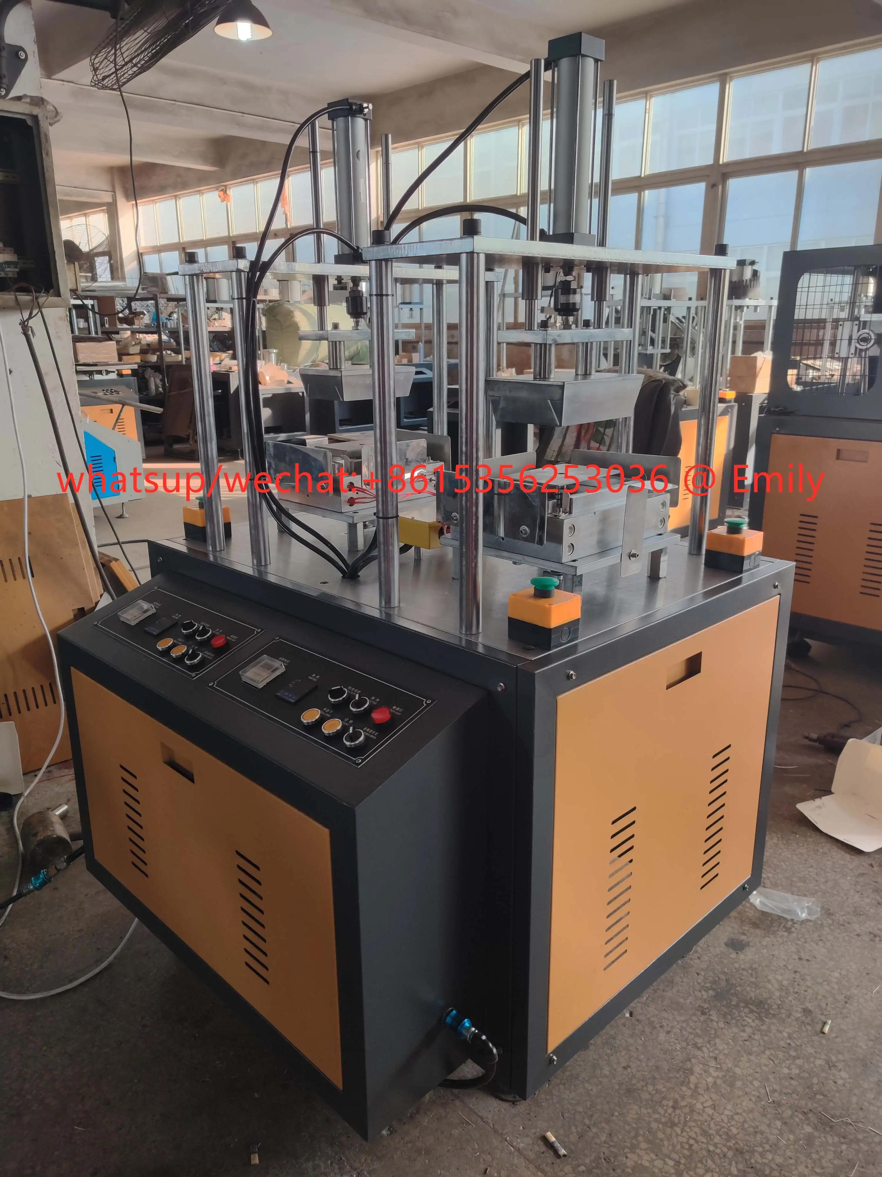 Ps Foam Food Box Production Line/paper Lunch Box Forming Machine/making ...