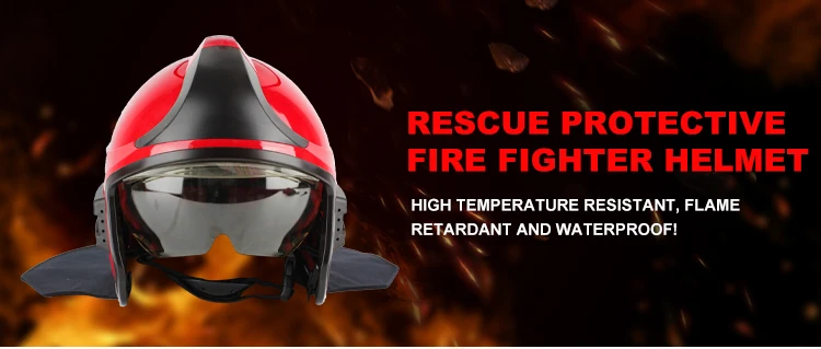 EN443 Certificate Full Face Fire Retardant Helmet for Firefighters