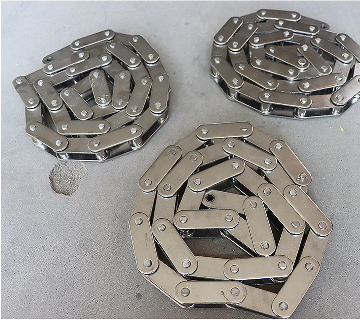 Double Pitch Conveyor Bending Plate Roller Chain C2050H